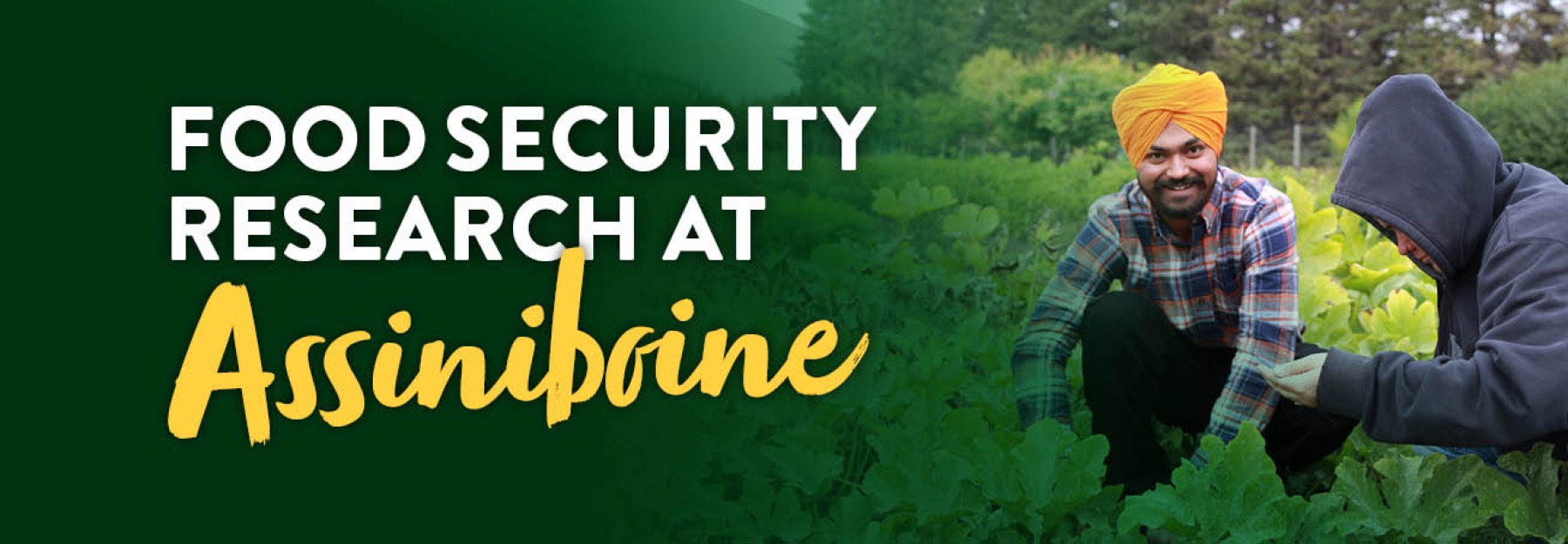 Food Security Research At Assiniboine Assiniboine College
